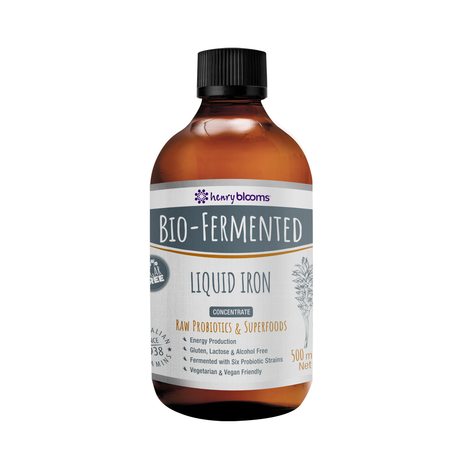 Bio-Fermented Liquid Iron 500 mL – Henry Blooms
