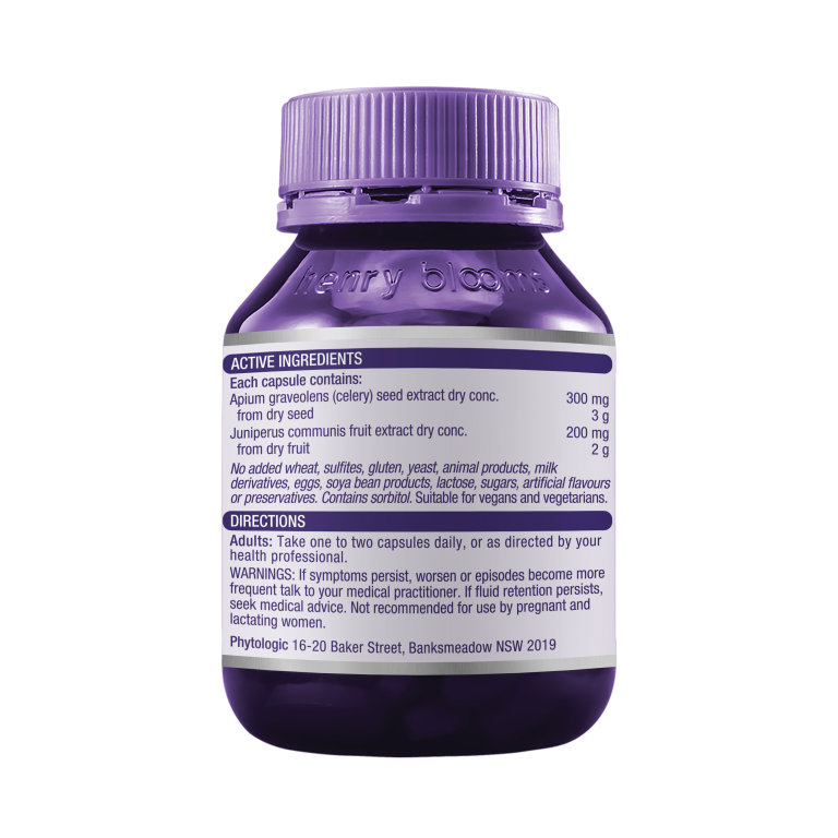 Celery & Juniper 70 vegetarian capsules – Henry Blooms