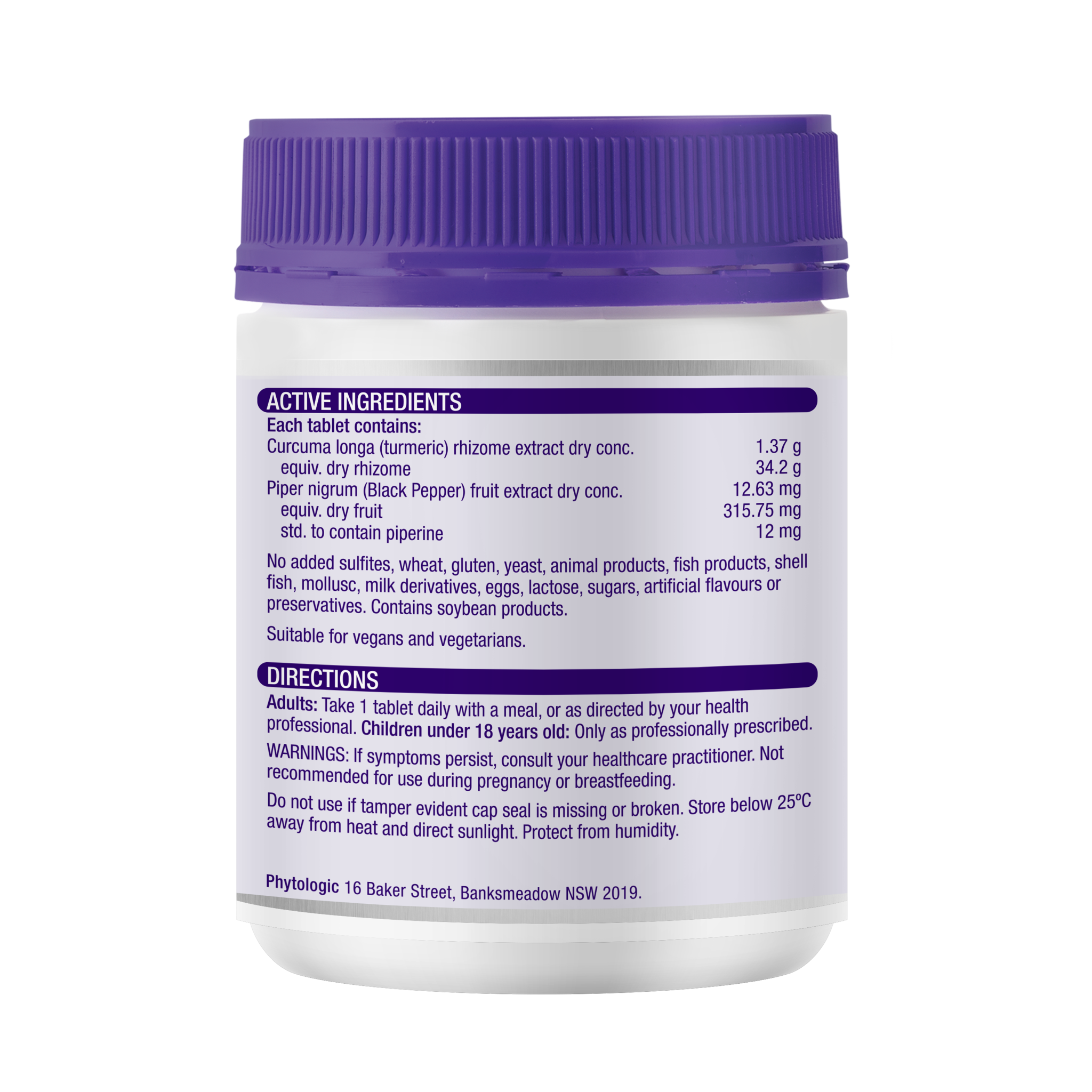 Curcumin Ultra 30 vegetarian tablets – Henry Blooms