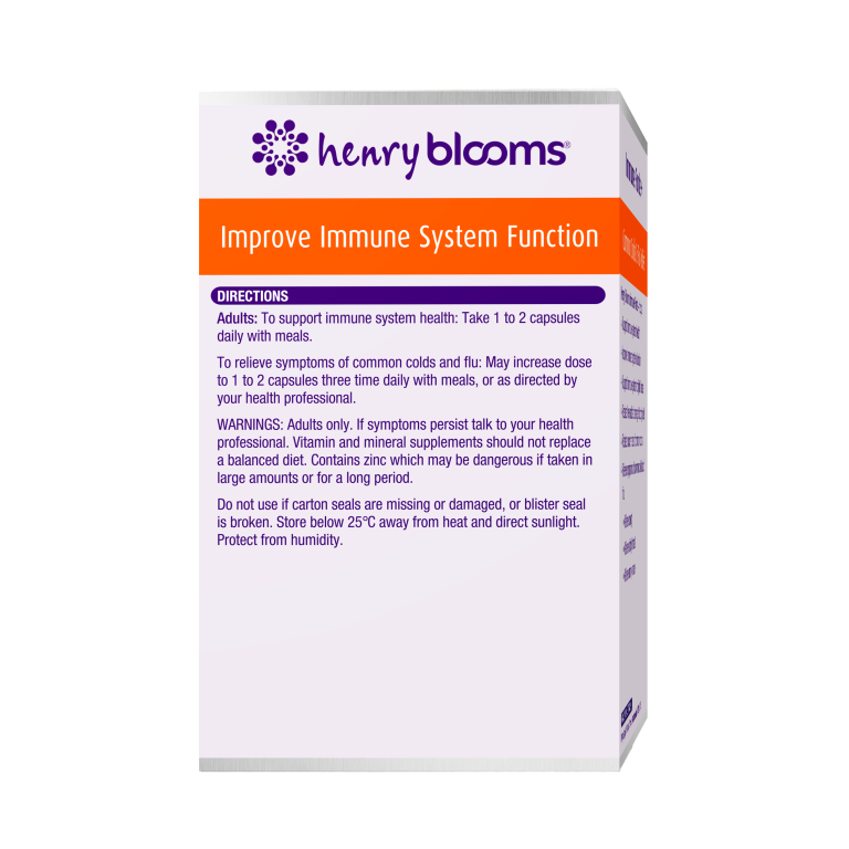Immune Forte + 60 vegetarian capsules – Henry Blooms