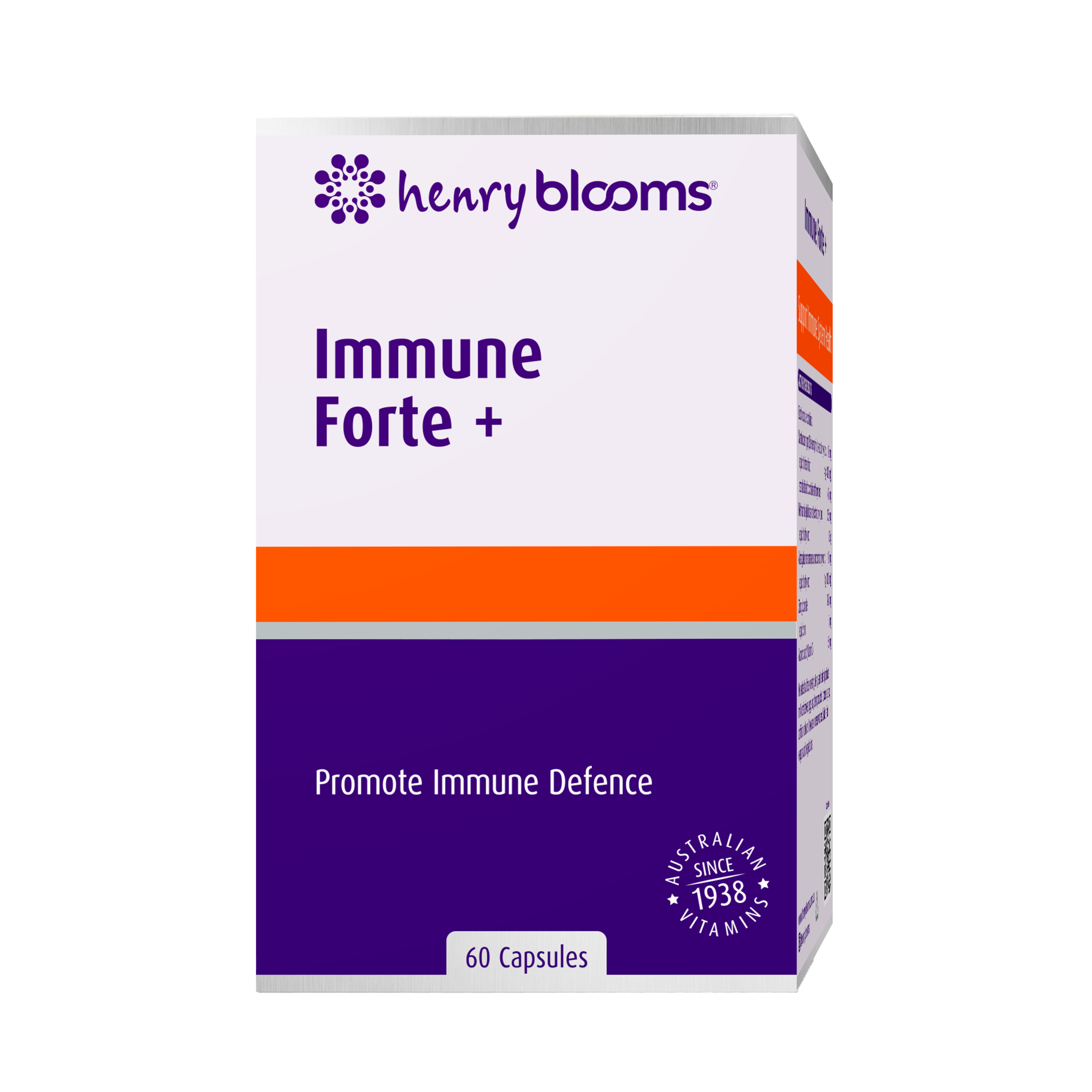 Immune Forte + 60 vegetarian capsules – Henry Blooms