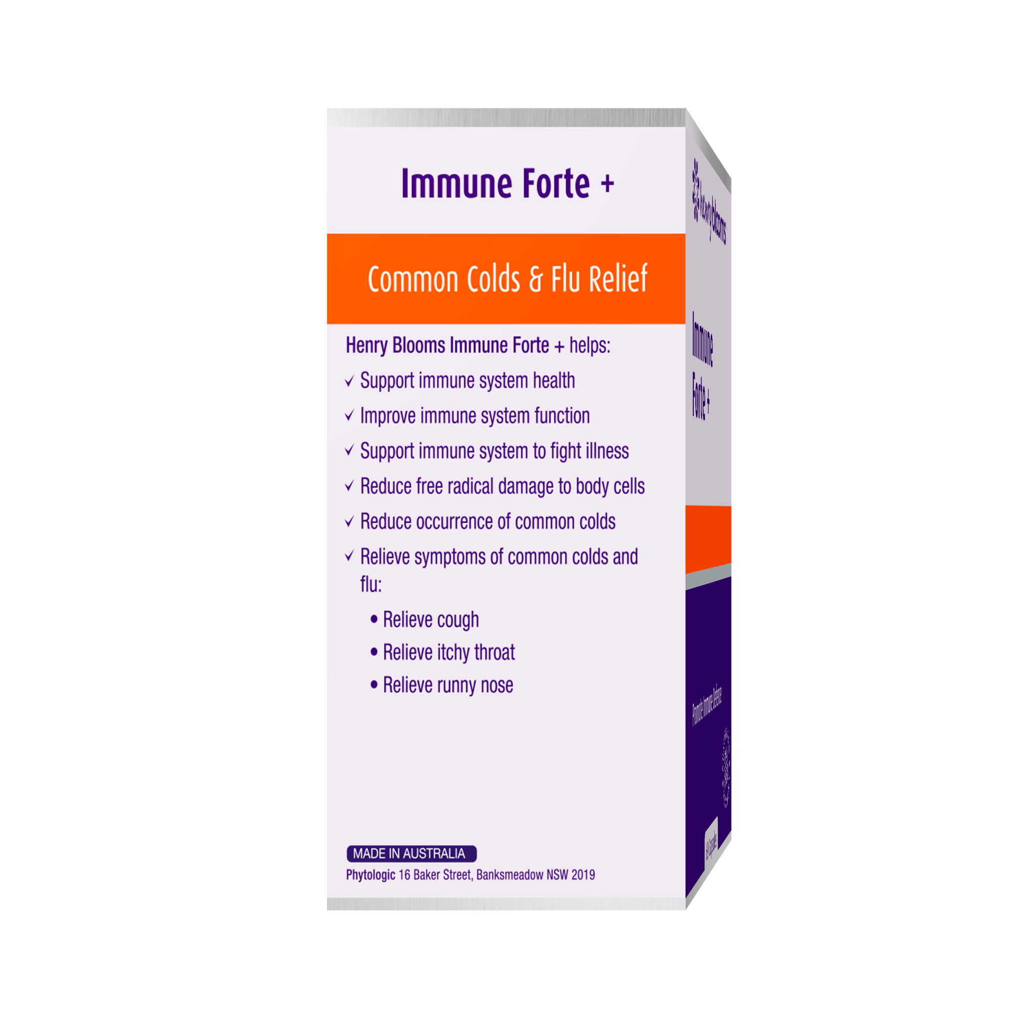 Immune Forte + 60 vegetarian capsules – Henry Blooms