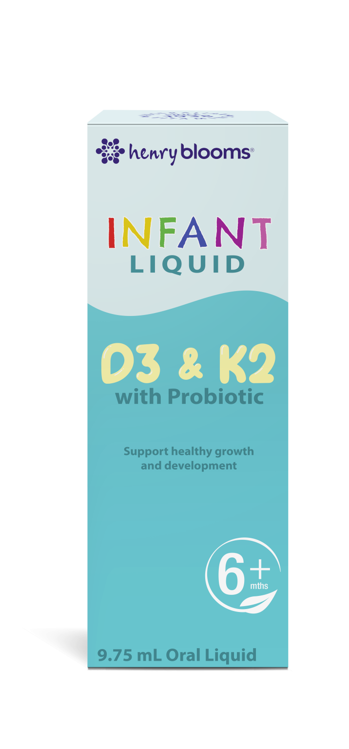 Infant Liquid D3 & K2 with Probiotic 9.75 mL Oral Liquid – Henry Blooms