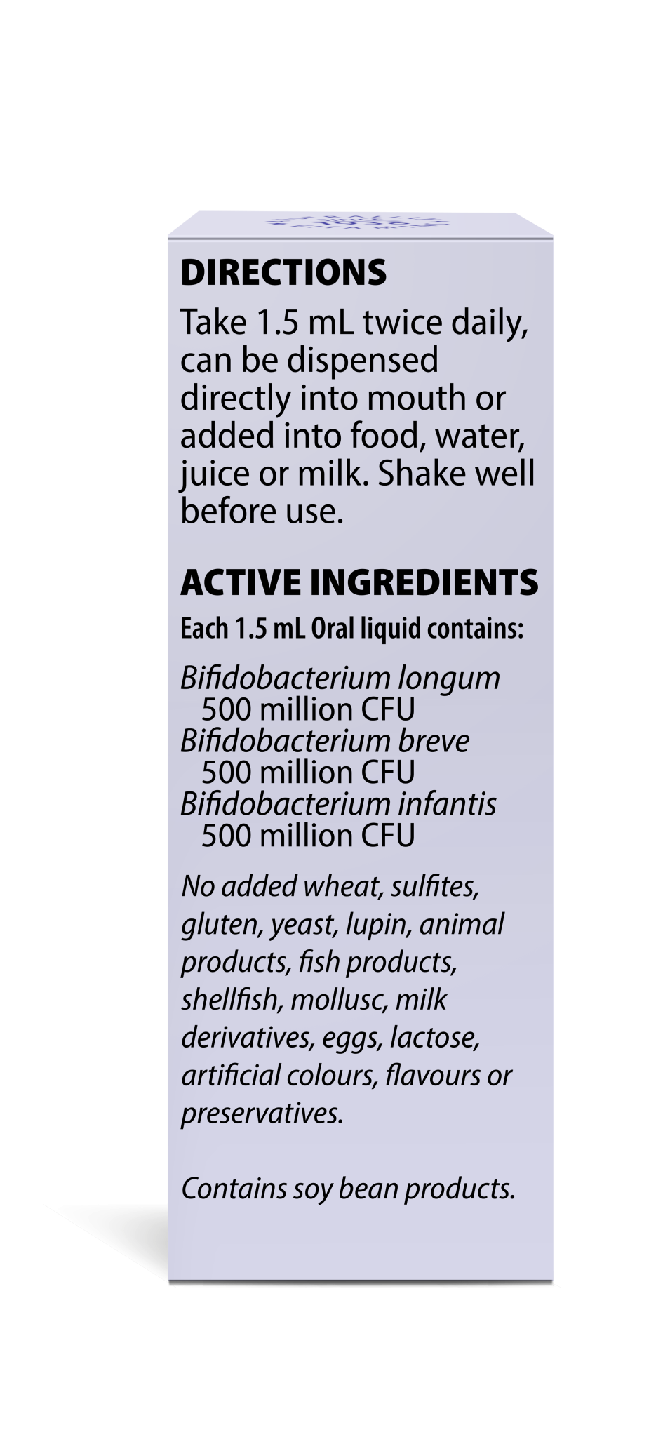 Infant Liquid Probiotic Immunity 45 mL Oral Liquid – Henry Blooms