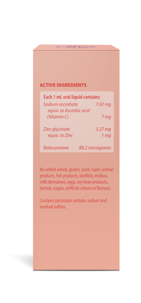 Kids Liquid Zinc with Vitamin C 100 mL Oral Liquid – Henry Blooms