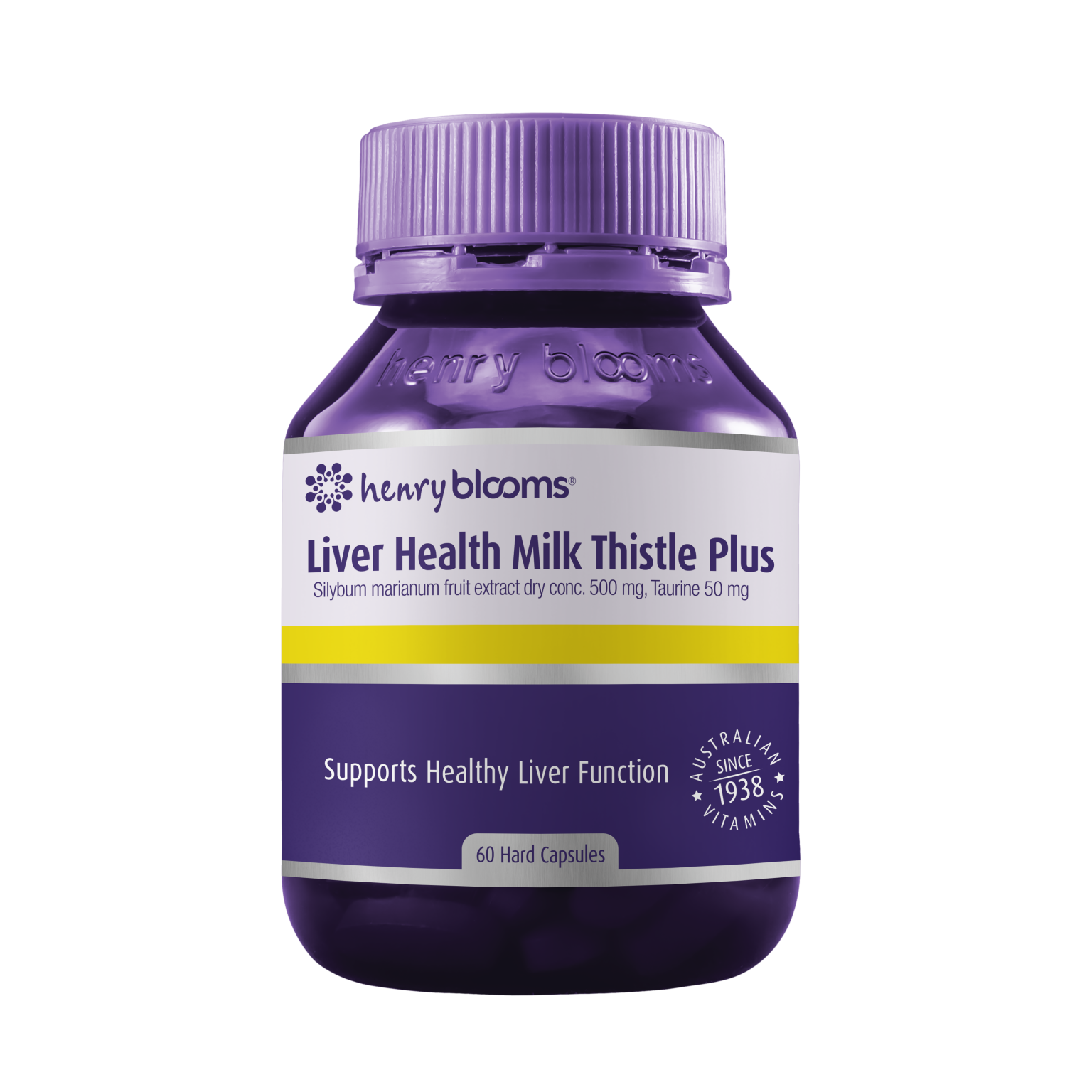 Liver Health Milk Thistle Plus 60 vegetarian capsules – Henry Blooms