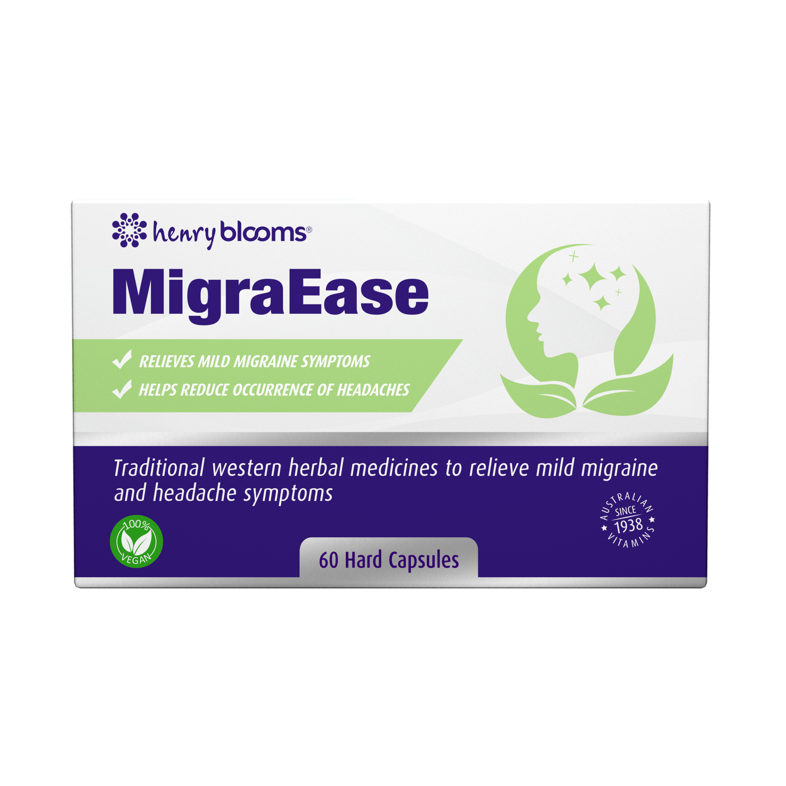 MigraEase 60 Hard capsules – Henry Blooms