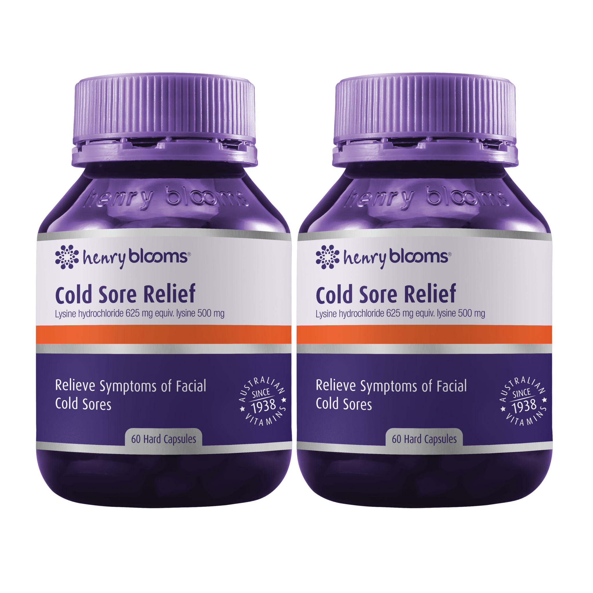 Cold Sore Relief 60 capsules – Henry Blooms