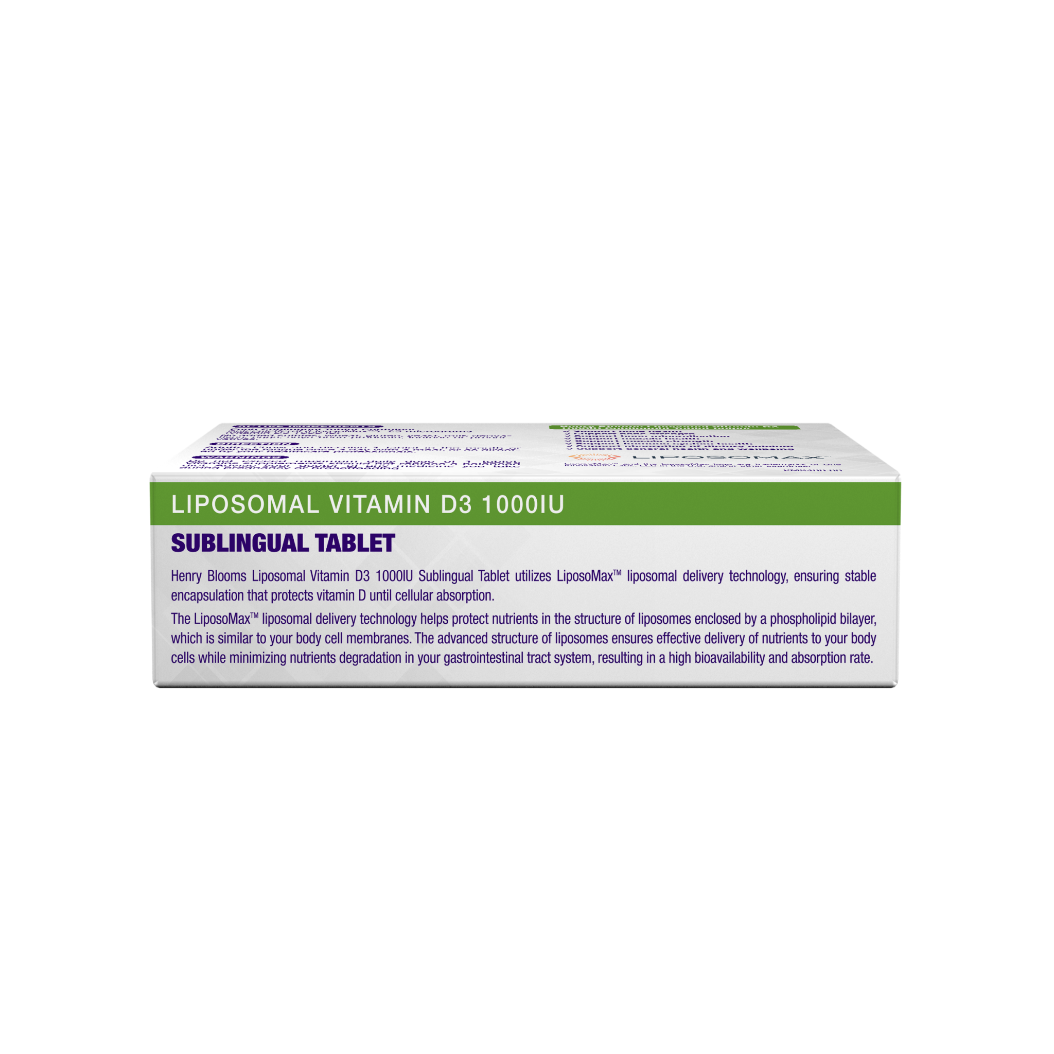 HB Liposomal Vitamin D3 1000IU Sublingual Tablet 30s – Henry Blooms